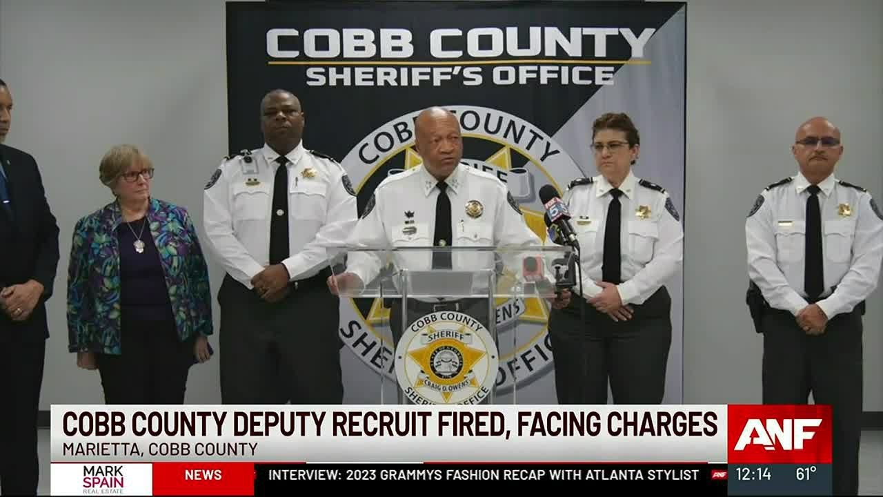 Cobb County deputy recruit fired, charged after allegedly attacking ...