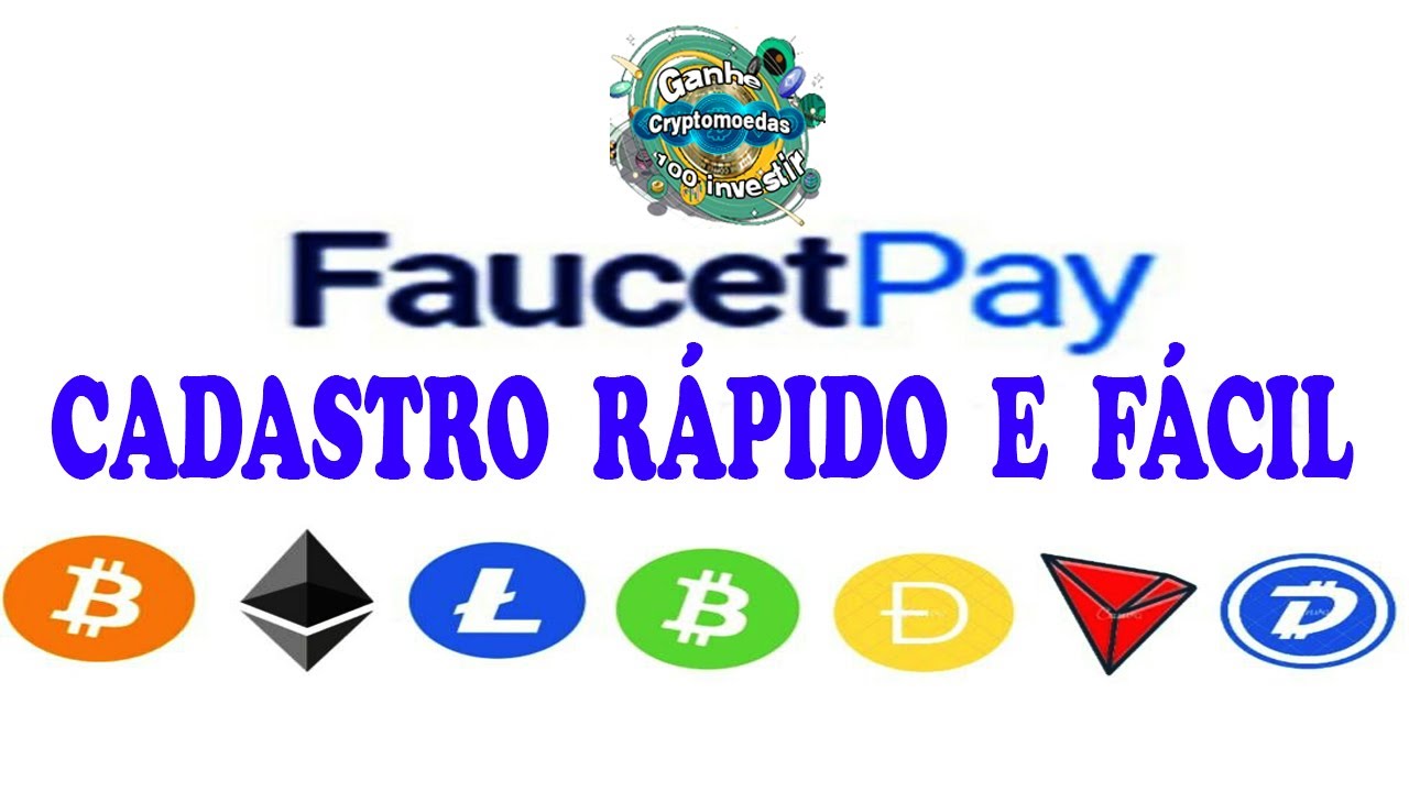 FAUCETPAY - CADASTRO E + - YouTube