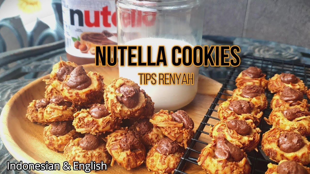 TIPS RENYAH Thumbprint NUTELLA COOKIES, Resep Tintin Rayner - YouTube