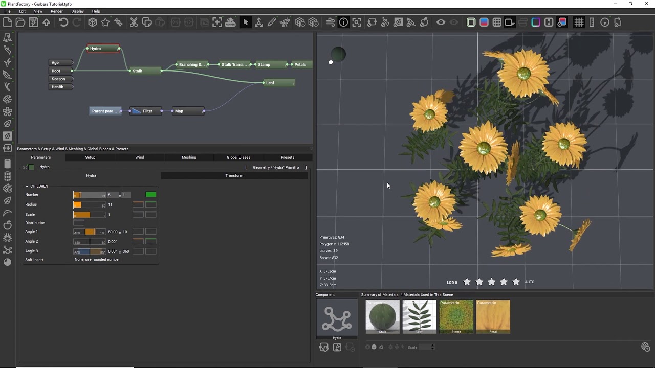 e-on Software PlantFactory Tips & Tricks: Flower Project - Part 5 - YouTube