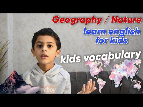 Kids vocabulary - Geography - Nature - Learn English for kids - English educational video
