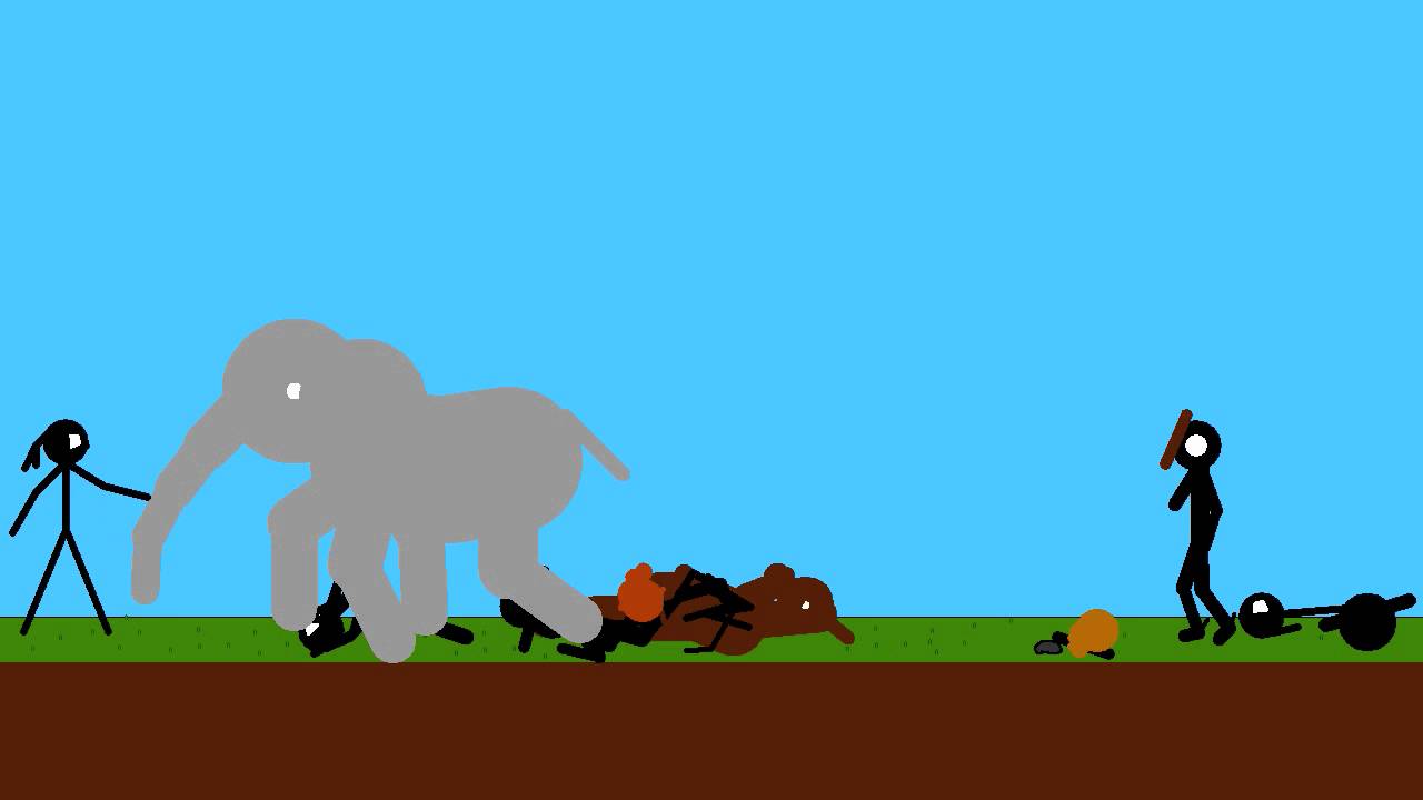 Stick Fight - Cowboys vs. Ninjas - YouTube