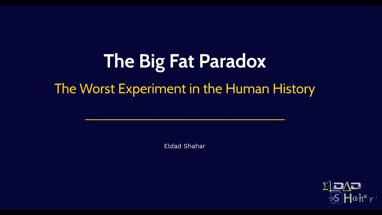 The Fat Paradox - YouTube