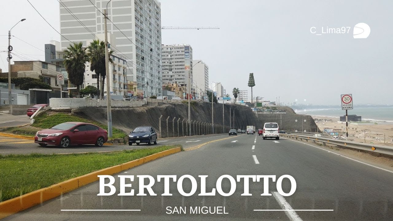 Bajada Bertolotto universitaria San Miguel hacia Costa Verde - YouTube