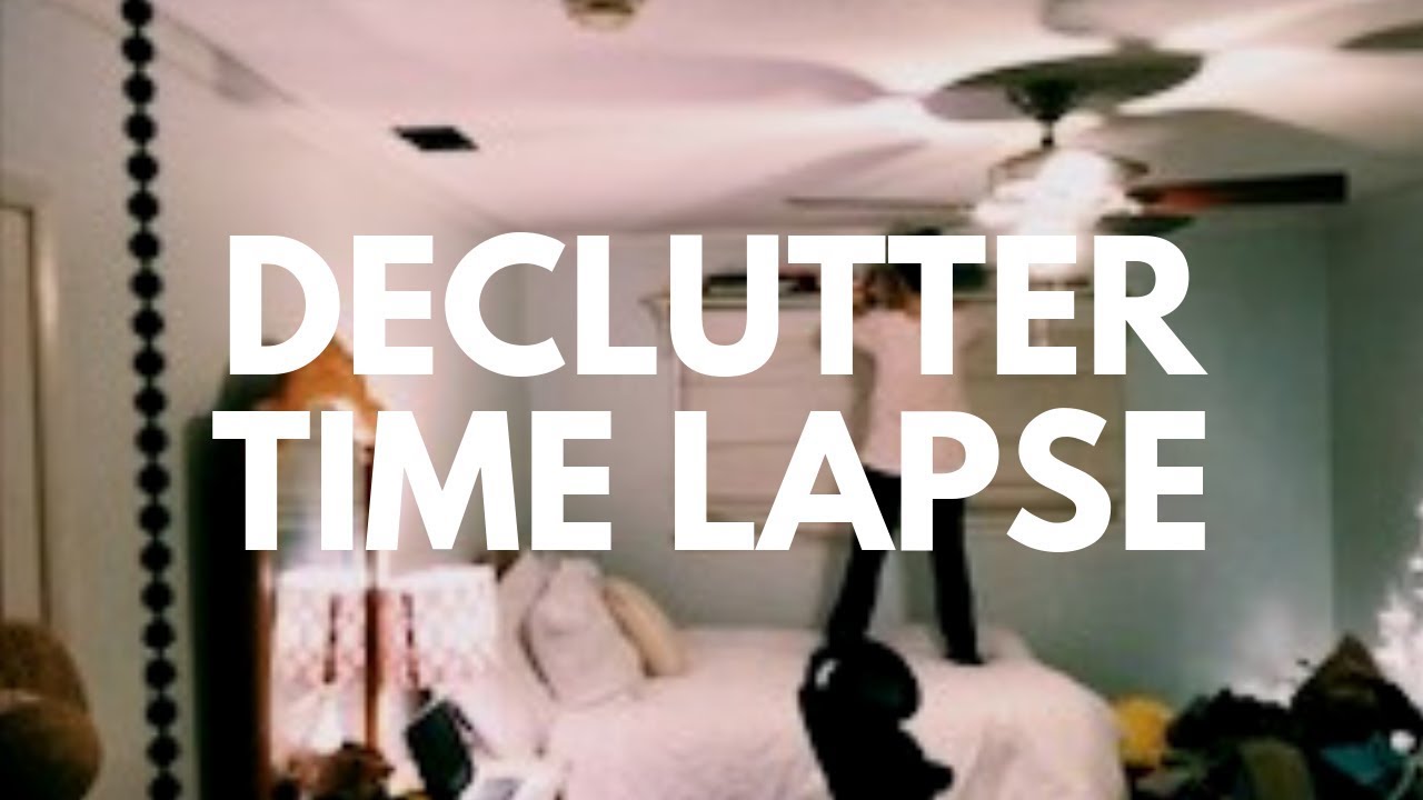 Epic Declutter and Cleaning Time Lapse of Bedroom | Lauren Dawn - YouTube
