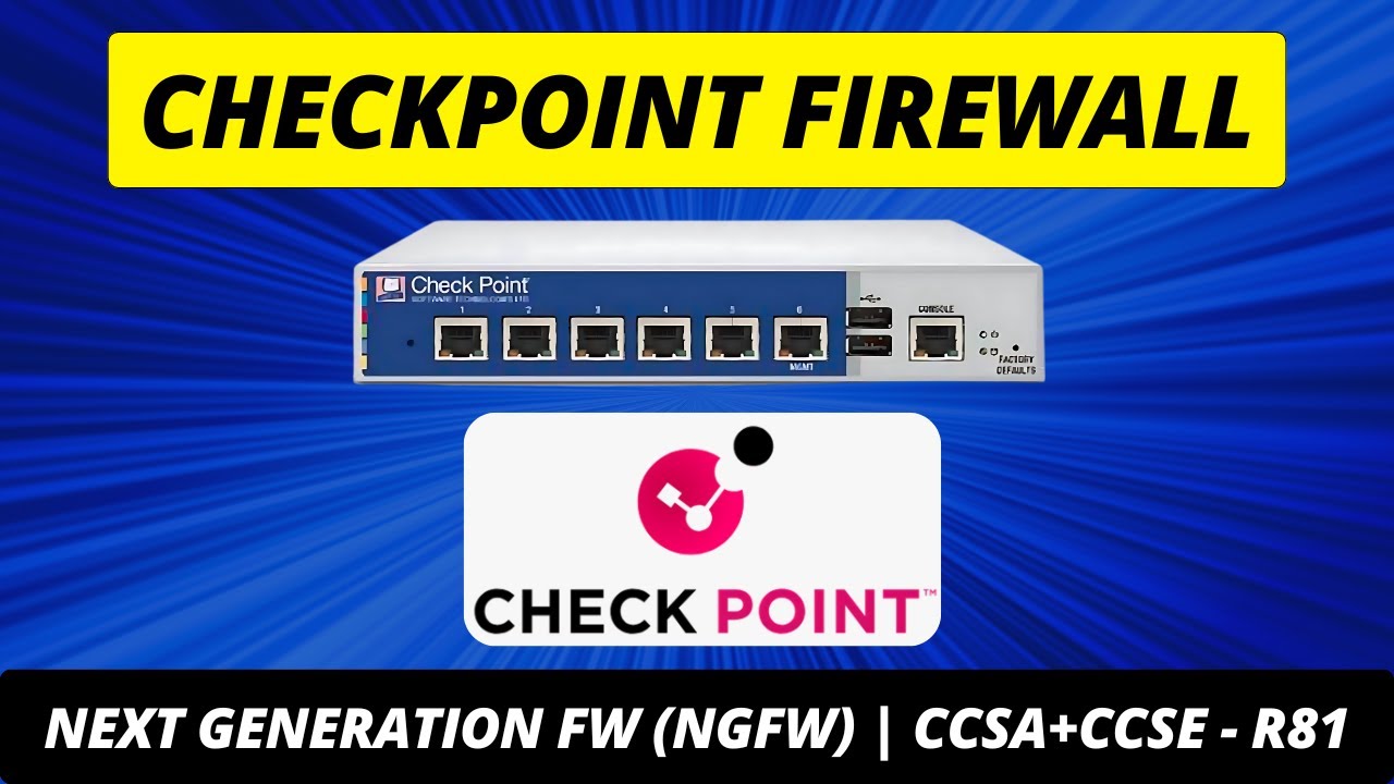 Day 01: Live Checkpoint R81 Firewall Training | CCSA+CCSE | NGFW - YouTube