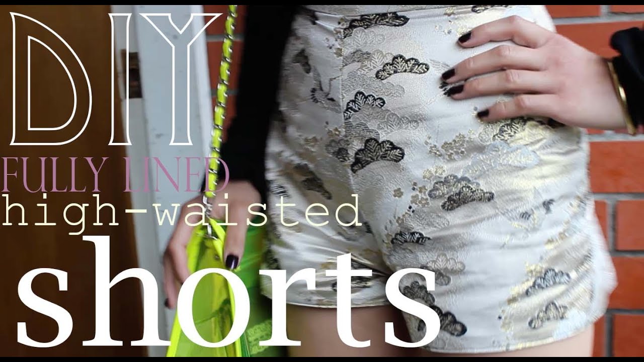 DIY - Fully Lined Shorts - YouTube