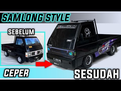 MODIF L300 PLASTIK JADI SAPEX SAMLONG