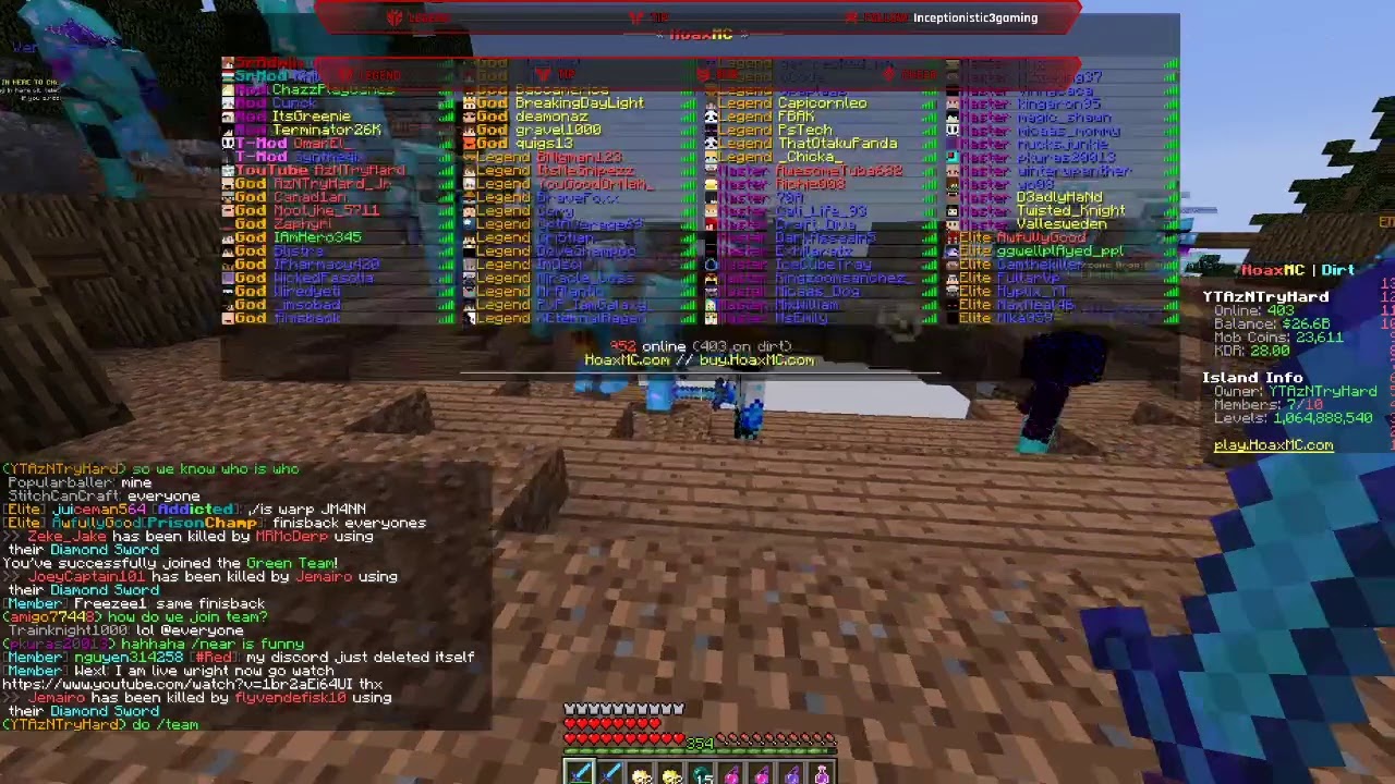 HoaxMC - Staff vs Players and Key Openings! - YouTube