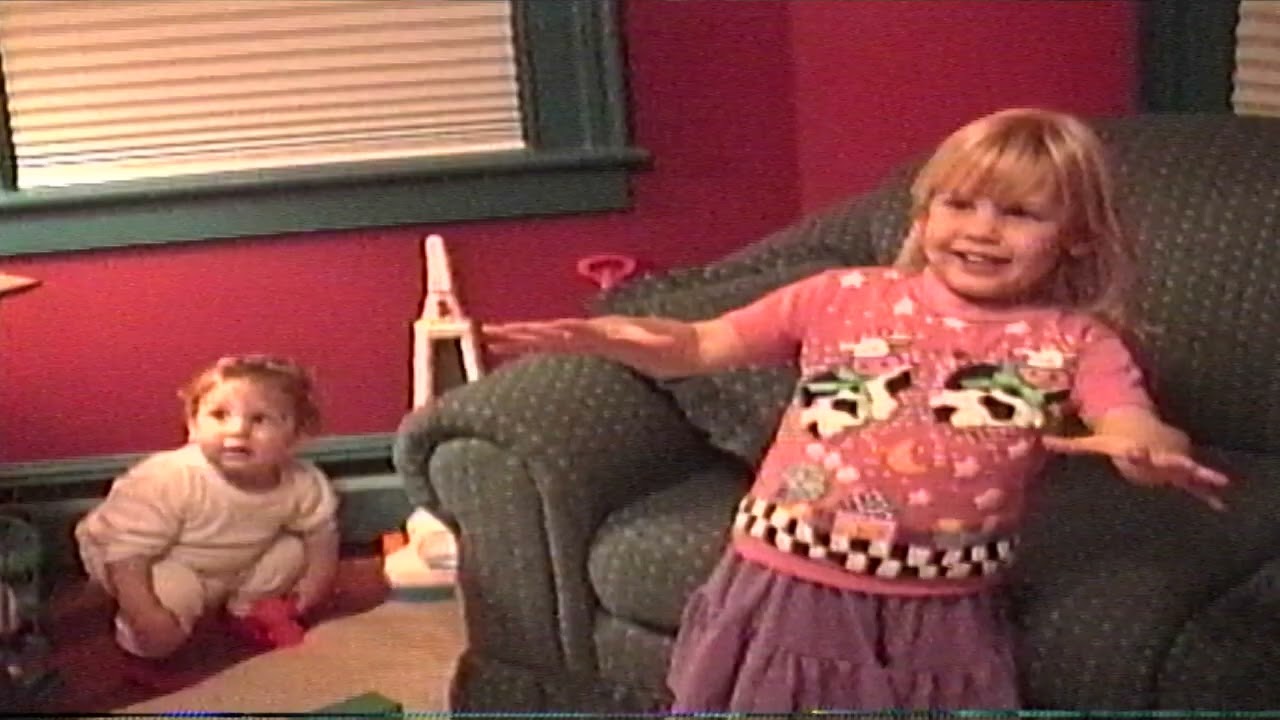 1994 Kids Climb on Daddy's Big Belly - YouTube
