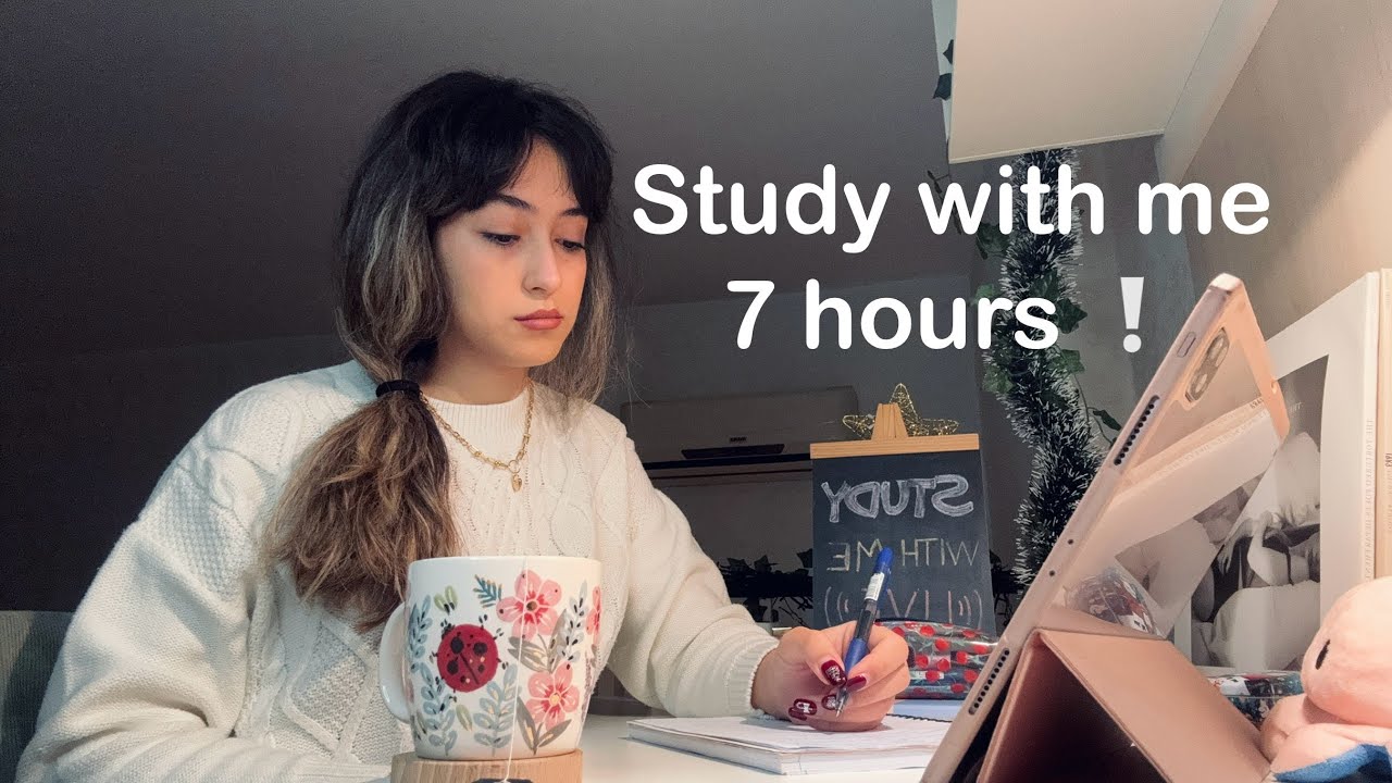 Study With Me Live Stream - 7 hours - YouTube