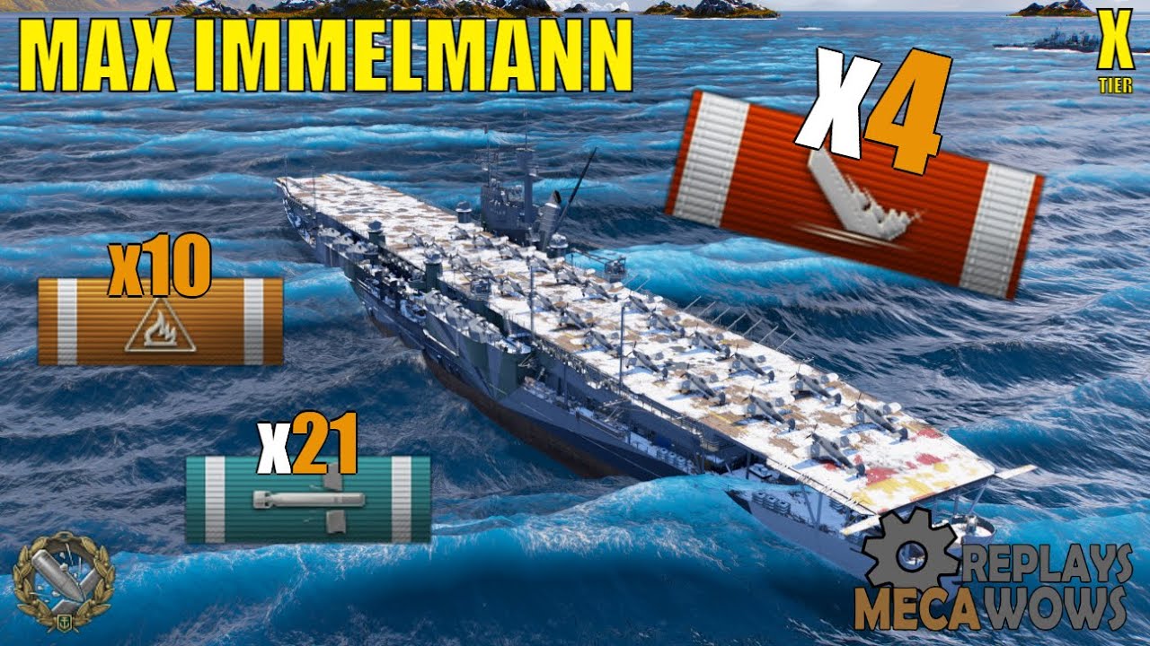 Max Immelmann 4 Kills & 171k Damage | World of Warships Gameplay - YouTube