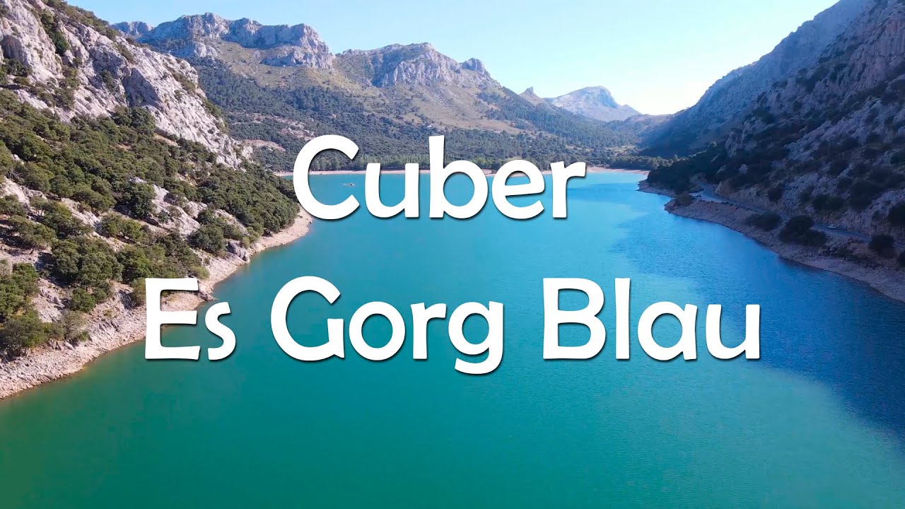 Cuber - Es Gorg Blau. A vista de drone. 2k. Cinematic flight - YouTube