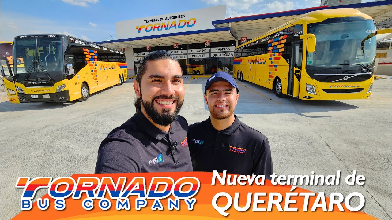 La NUEVA terminal de autobuses de TORNADO BUS en Queretaro! - YouTube