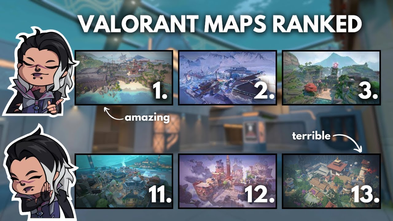 Newbie ranks Every Map in Valorant! - YouTube