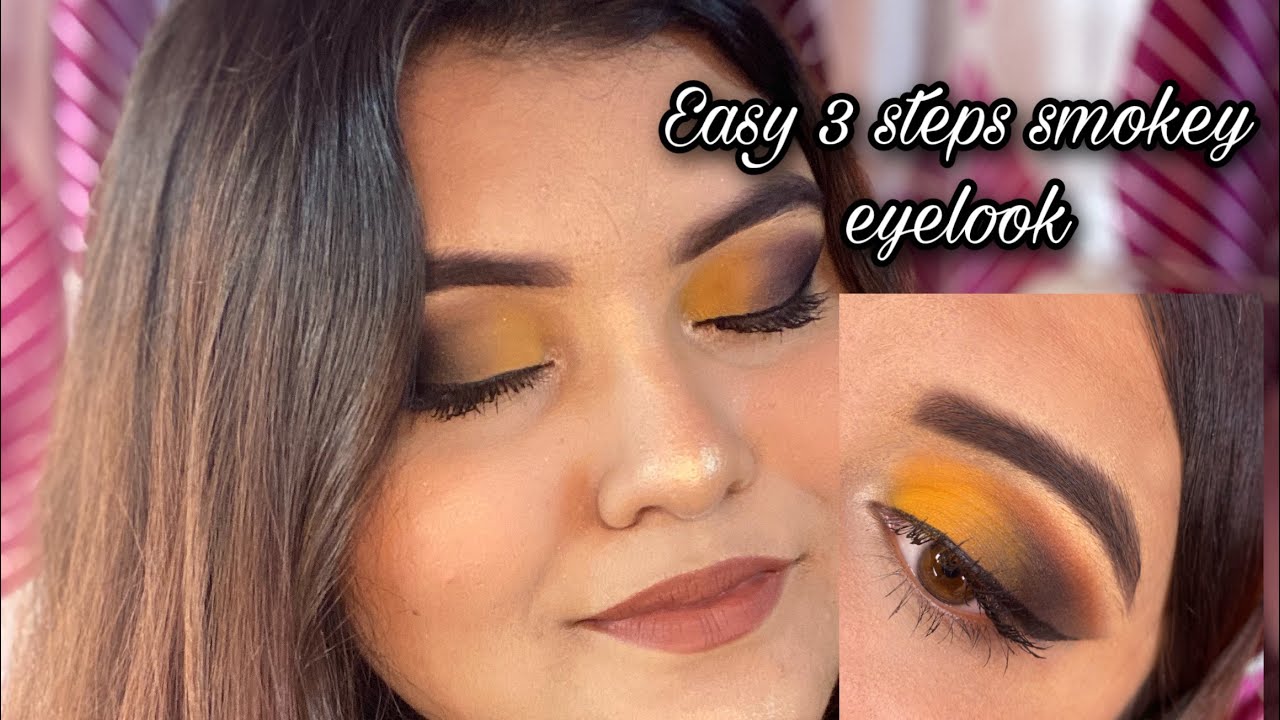 Easy smokey eyelook for beginners | The Sanjanartist | 3 steps eyelook tutorial - YouTube
