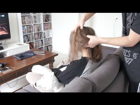 Head Massage & Hair Play To My Girlfriend (ASMR)