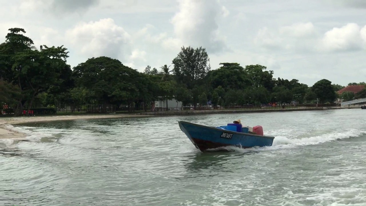 Bumboat Singapore Pulau Ubin Ferry Service - YouTube