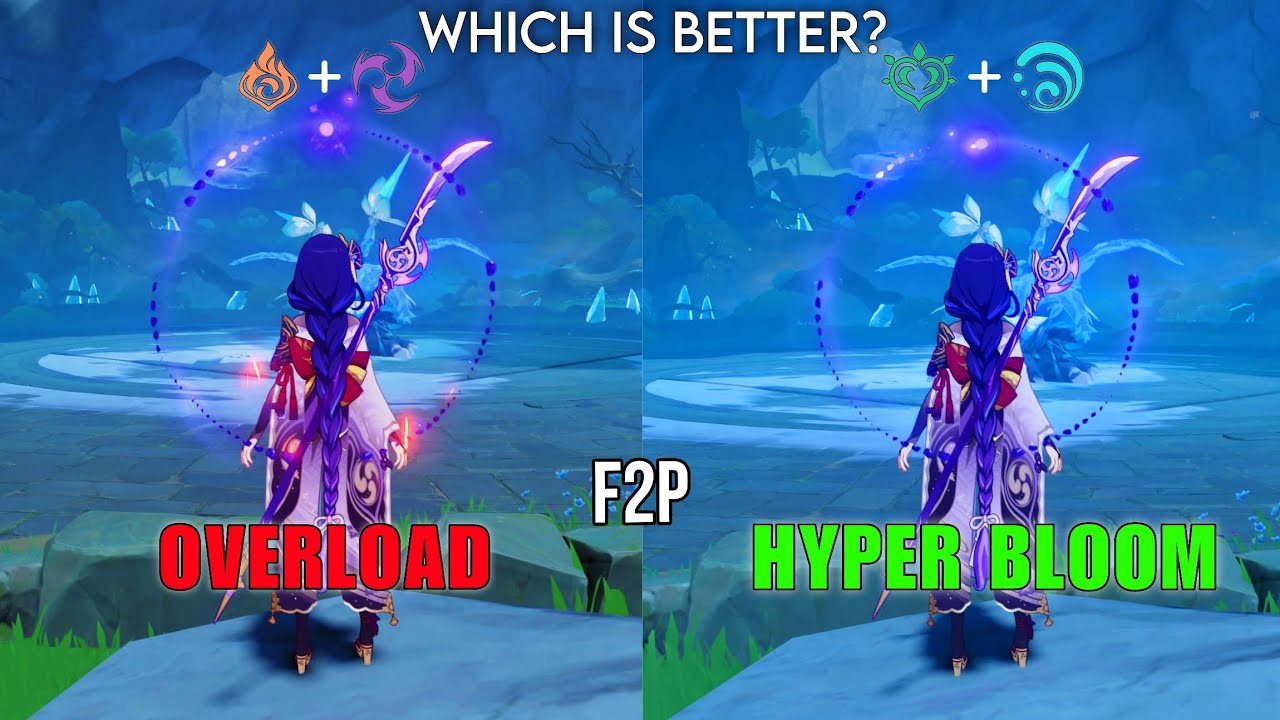 Raiden Shogun Hyper Bloom Vs Overload Team, Genshin Impact - YouTube