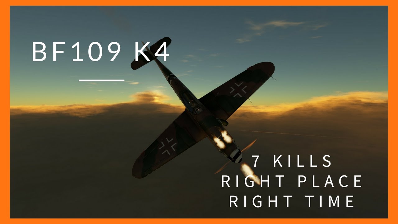 War Thunder Bf-109K4 7 kill match - YouTube