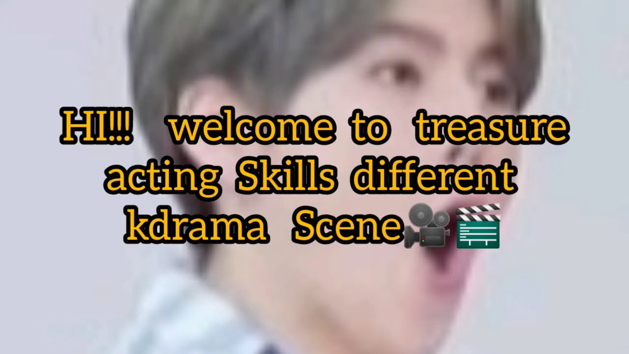 TREASURE Acting skills ㅋㅋㅋ👏 [Different kdrama scene] - YouTube