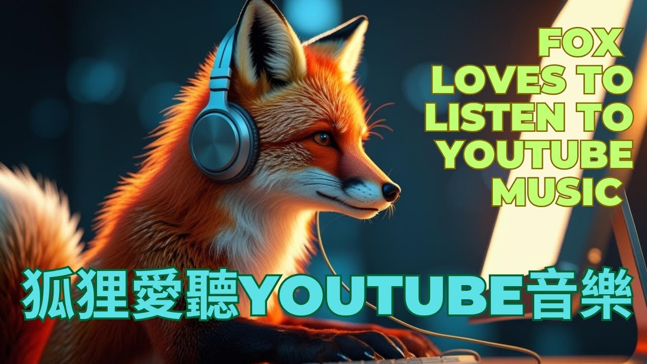 狐狸愛聽YouTube音樂 Fox loves to listen to YouTube music - YouTube