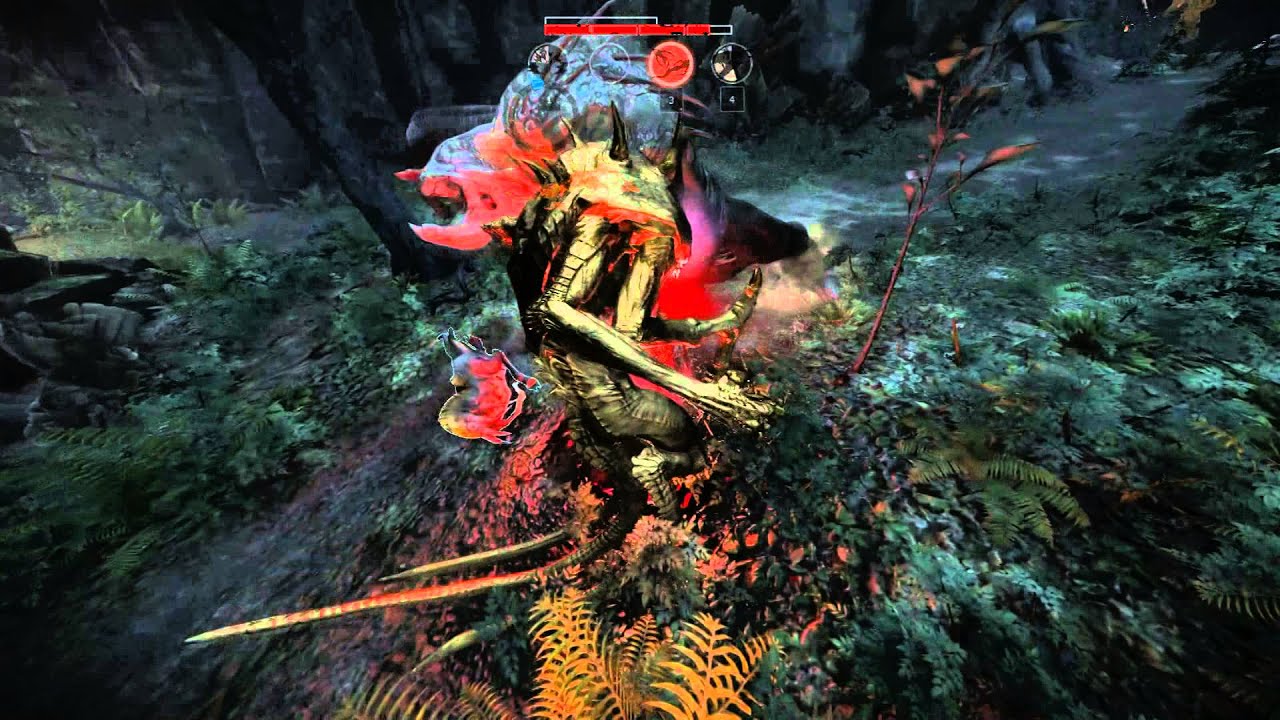 Evolve - Wraith Turtle Rock Gold Monster Skin Gameplay - YouTube