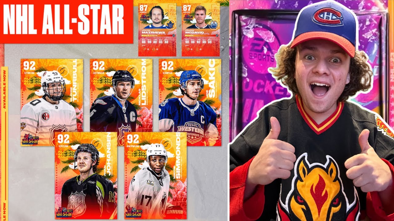 NHL 23 HUT ALL-STARS EVENT REVIEW! & INSANE ULTIMATE CHOICE PACK ...