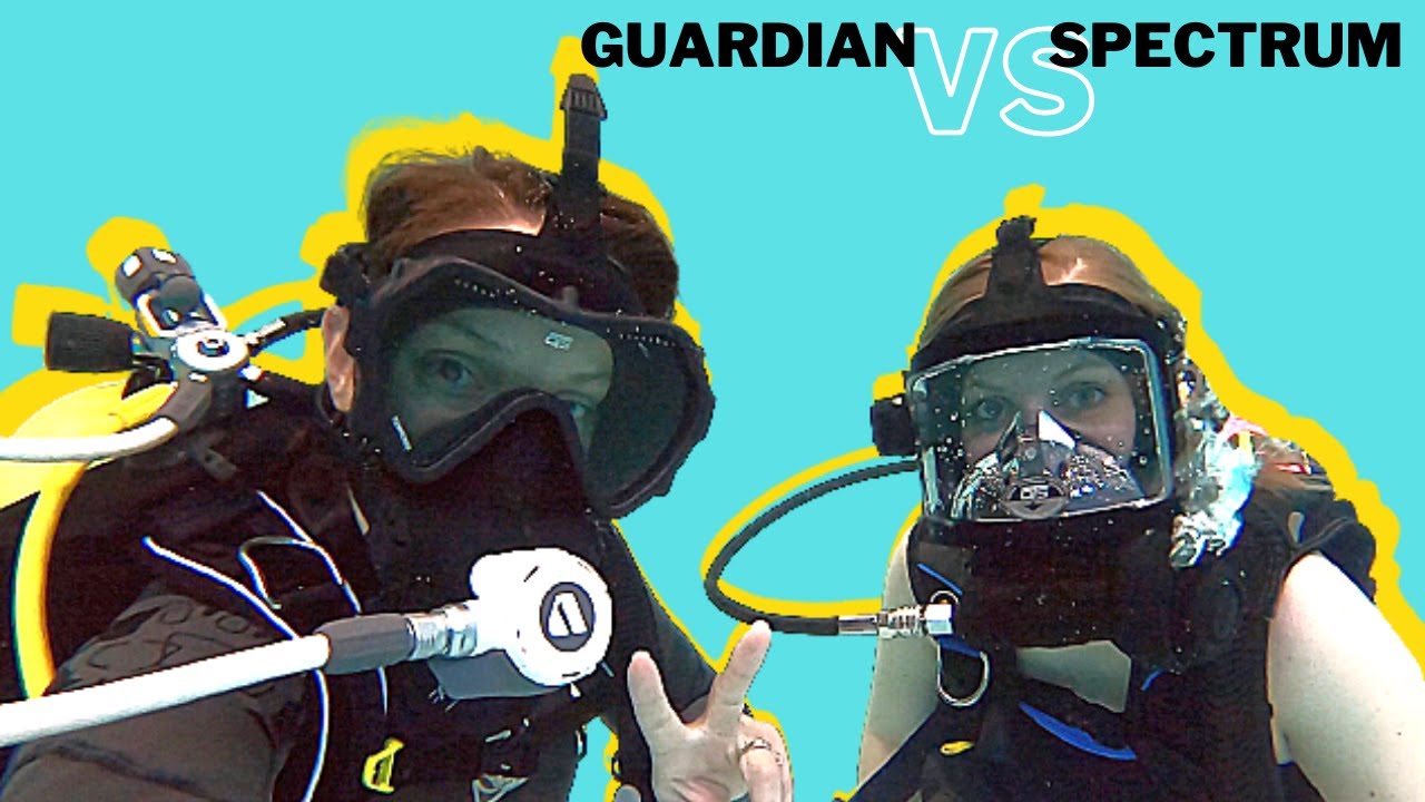 Scuba Diving OTS Guardian VS Spectrum Full Face Masks - Which one is ...