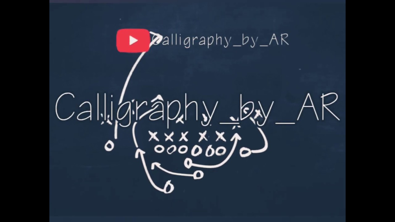 || Amazing Calligraphy Handwritting || Art of Doing Calligraphy by ...