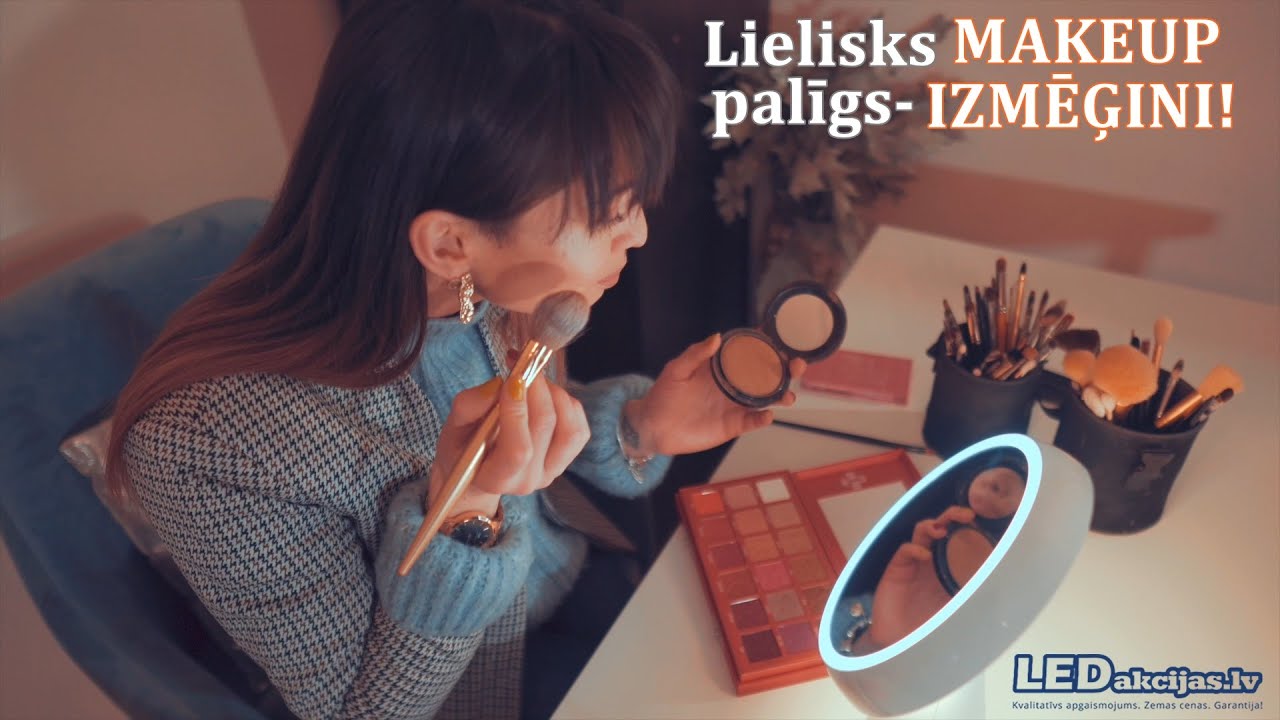 Kosmētikas spogulis ar LED apgaismojumu no LEDakcijas.lv lielisks ...