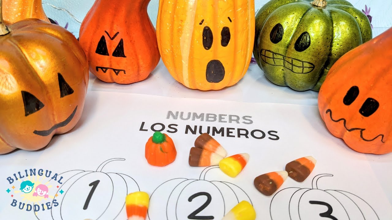 Learn Numbers 1-10 and Feelings with Surprise Pumpkins and Candy in ...