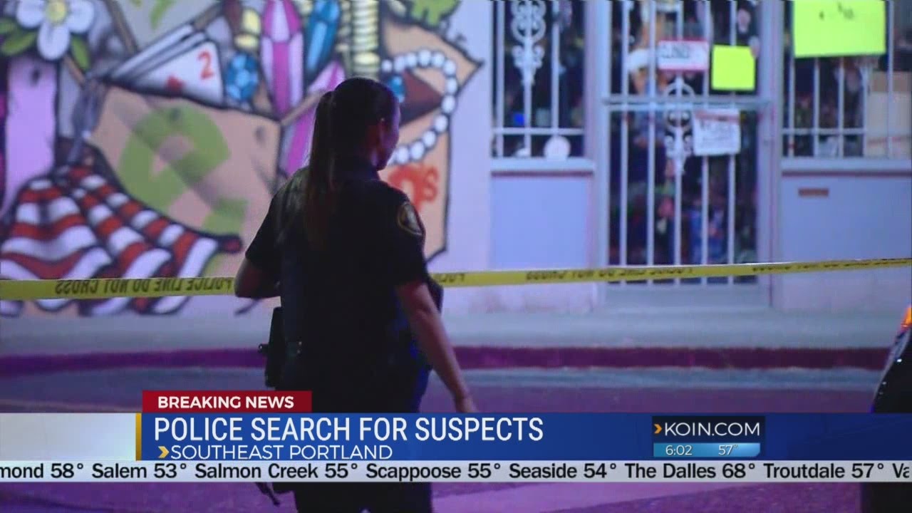 Portland Police SERT team searching for two wanted suspects - YouTube