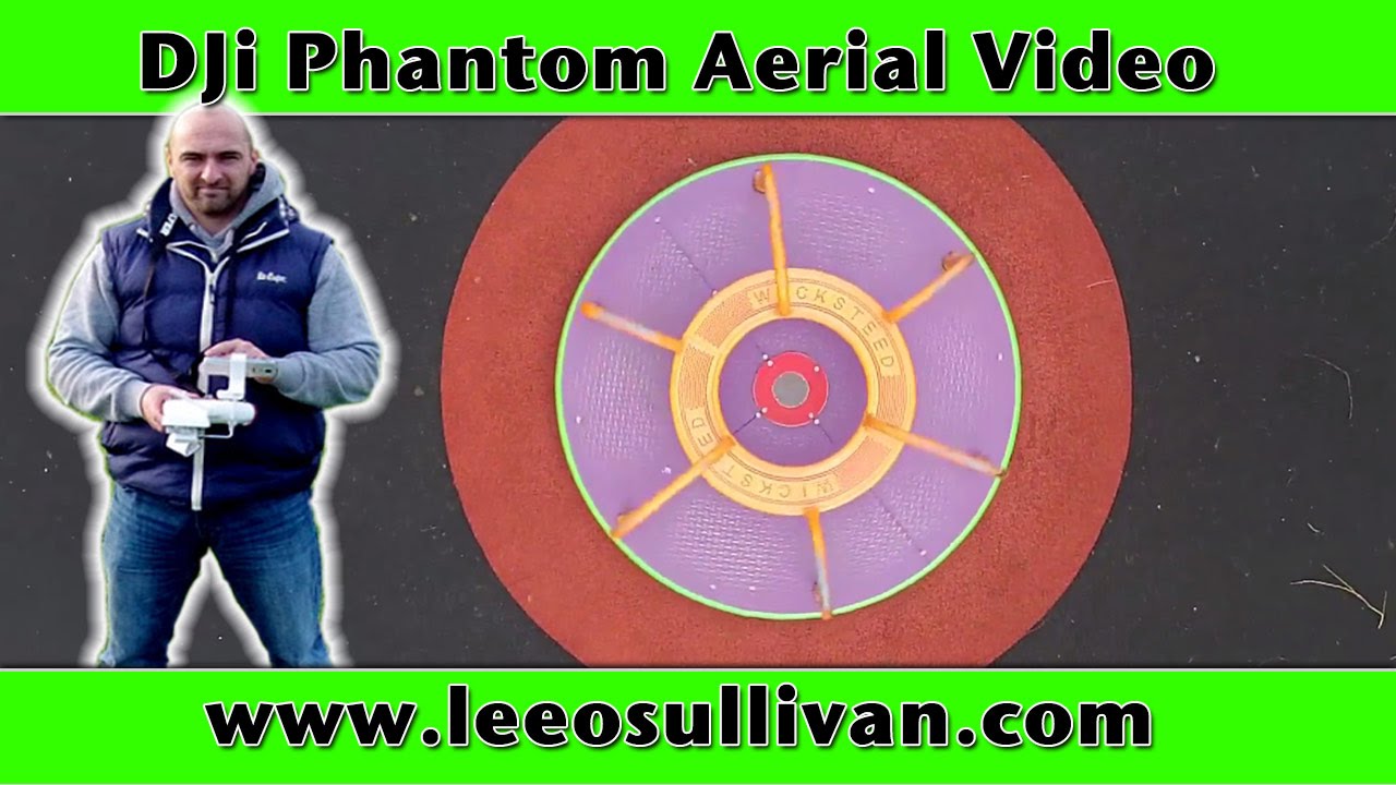 Creating an Artist Drone Video in a Childrens Playground in a Village ...