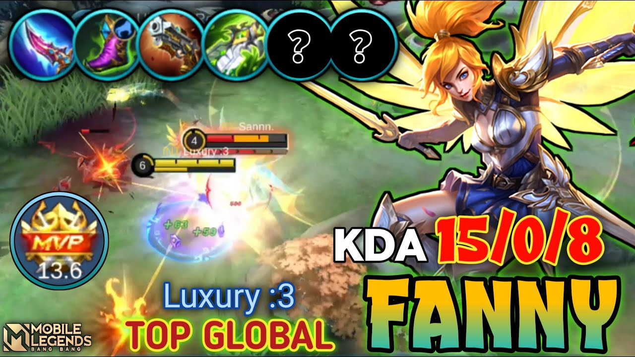 15 KILLS NONSTOP FANNY ! FANNY BEST BUILD 2023, Top Global Fanny ...