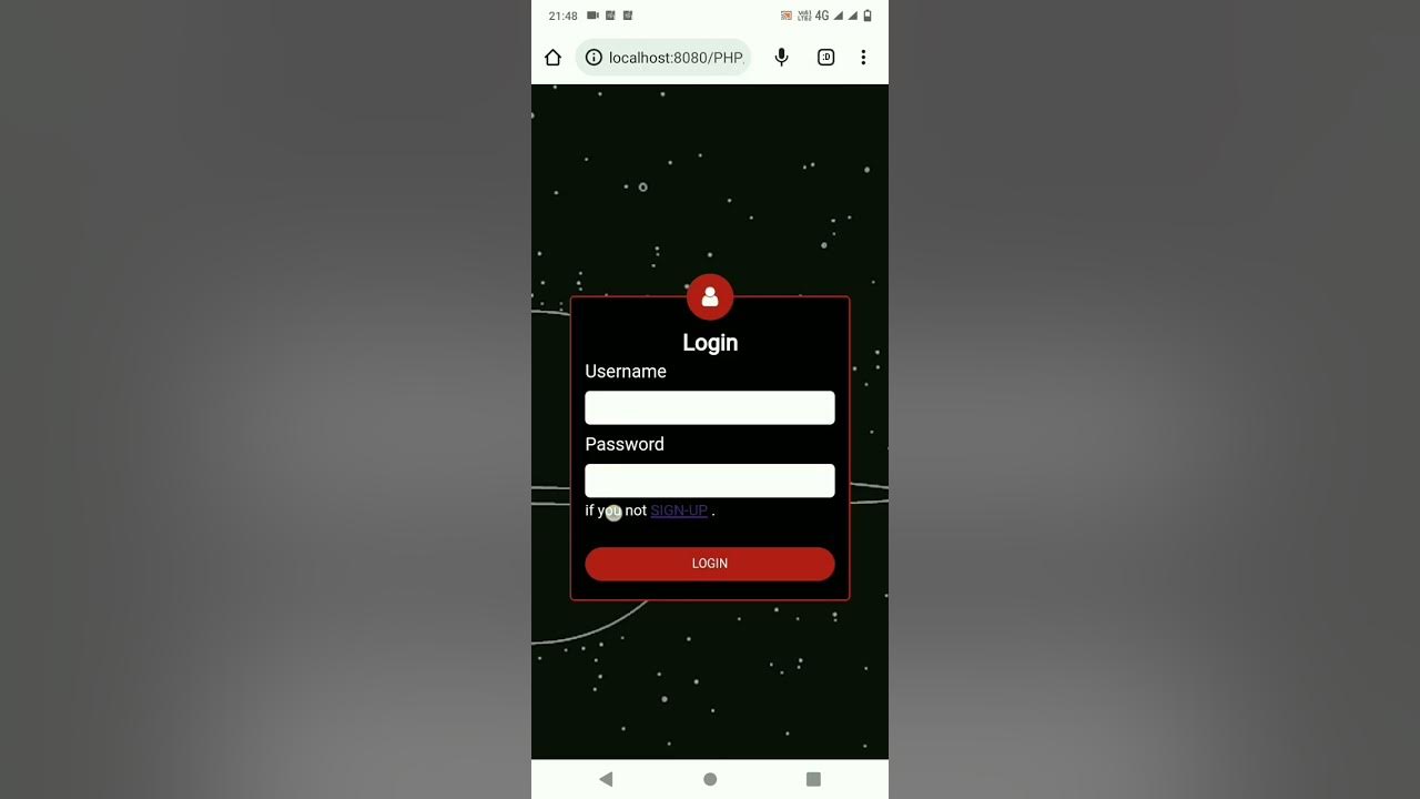 Signup Login Logout Registration Form Php And Mysql Project