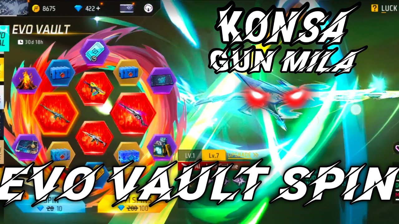 FINALLY I GOT A EVO GUN || FREE FIRE EVO VAULT SPIN - YouTube