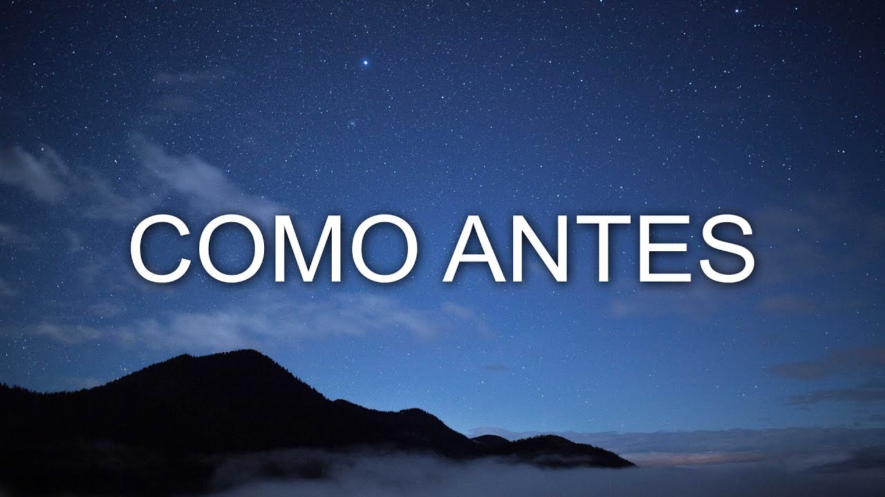 Rels B - COMO ANTES (Letra/Lyrics) - YouTube