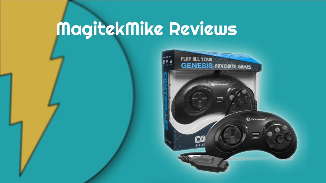 MagitekMike Reviews: Hyperkin Genesis GN6 Wired Controller - YouTube