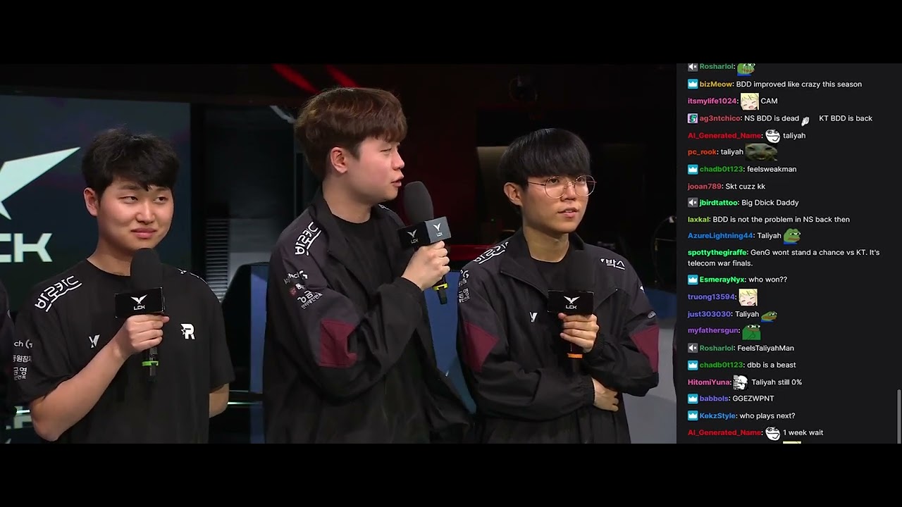 KT Team Interview after win over HLE | 2023 LCK Spring Playoffs - YouTube