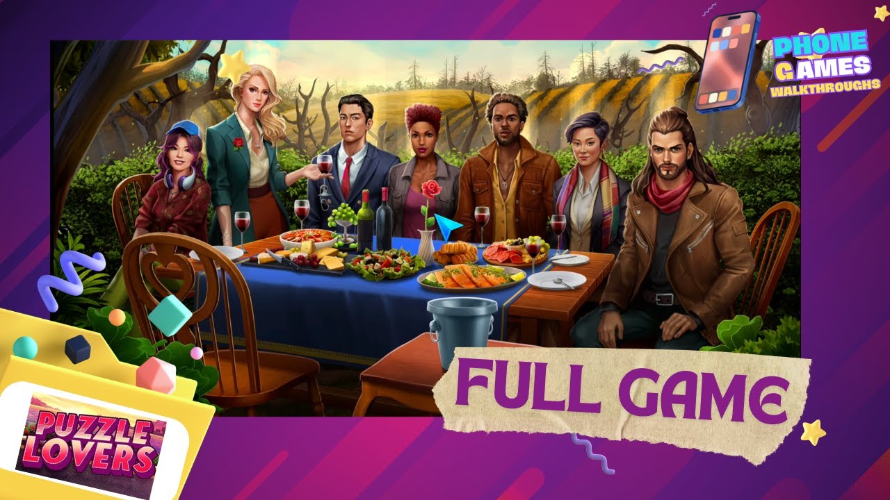 Puzzle Lovers - AE Mysteries FULL GAME. chapters 1, 2, 3, 4, 5, 6 - YouTube