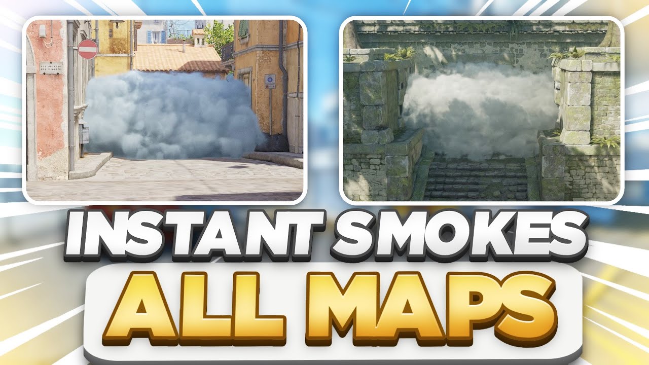 Every CS2 Instant Smoke As Fast As Possible - YouTube