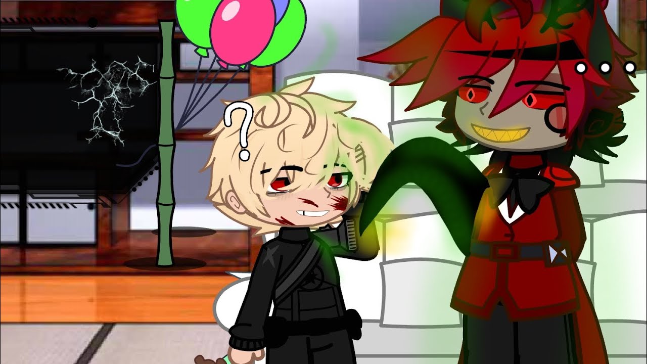 Hazbin Hotel react to Alastor as Aiden Clark/gacha club/sbg x hazbin ...