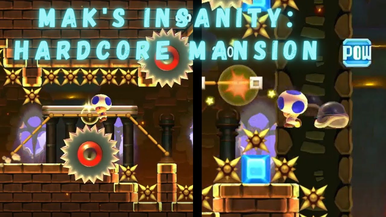 Mak's Insanity: Hardcode Mansion by Makaroni | SMM2 - YouTube
