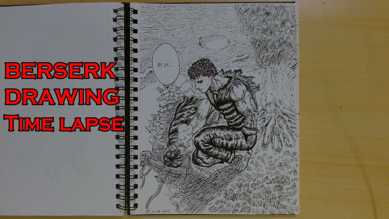 Guts And Casca Drawing Timelapse! [Berserk] - YouTube