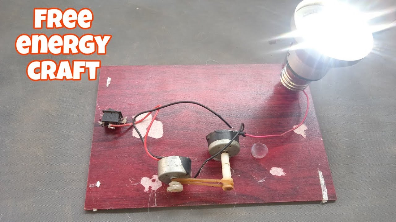 Free energy How to make at home free energy saving craft use in DC ...