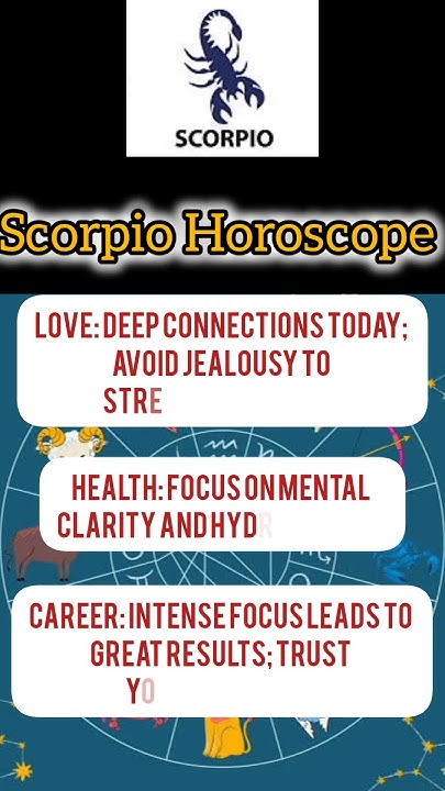 Scorpio Daily Horoscope: Love, Health & Career Predictions | January 18, 2025 #scorpio # ...