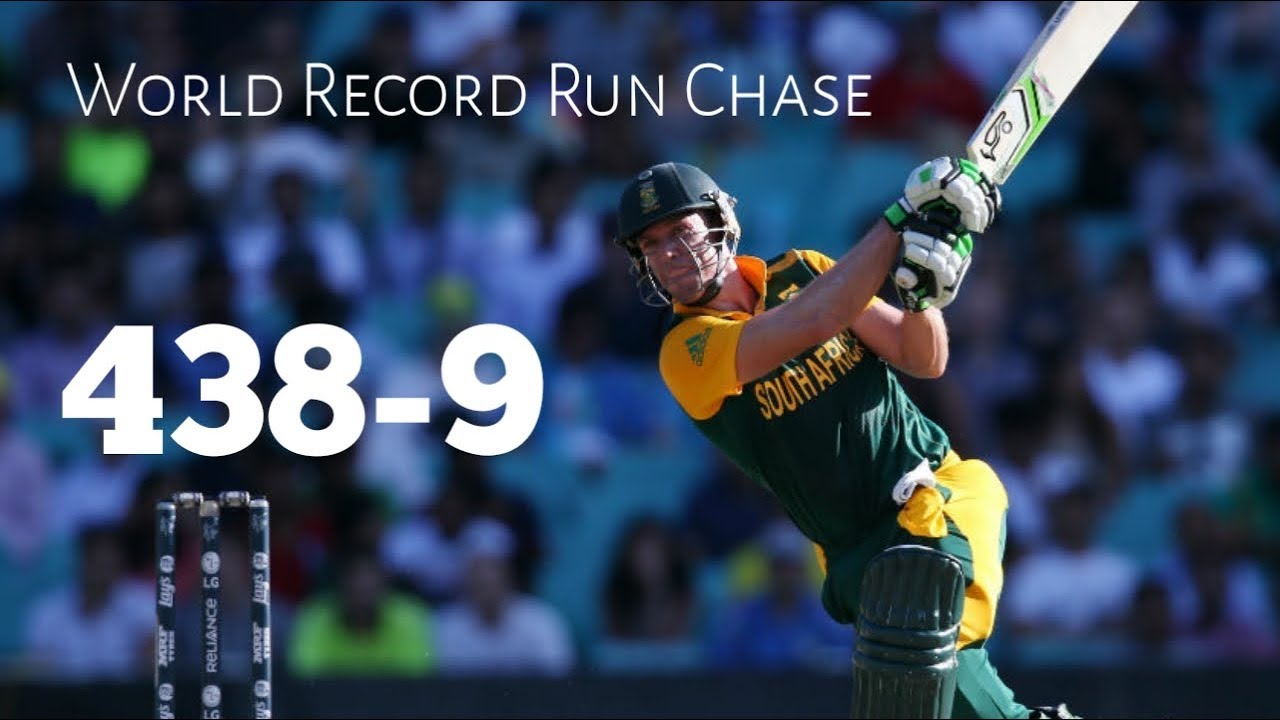 World Record match 438 Run chase | Australia v South Africa 5th ODI ...