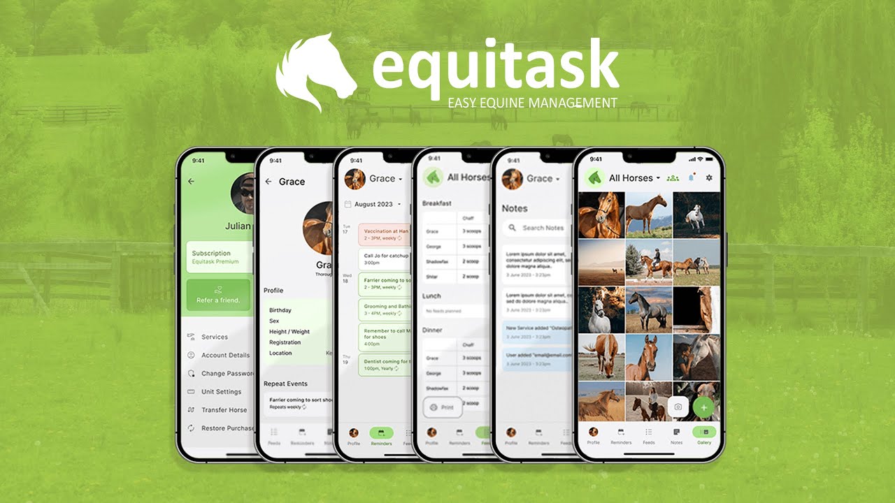 Introducing Equitask - An Easy Horse Management App - YouTube