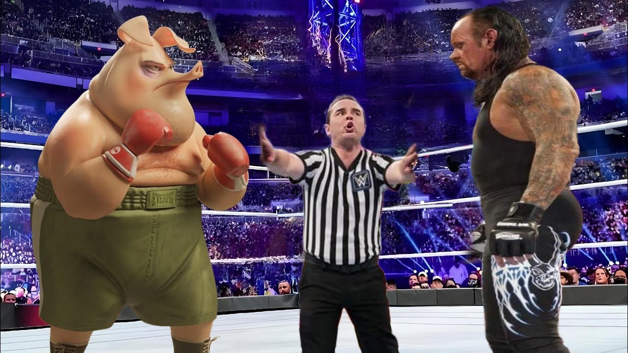 🔥🔥WWE 2K24- THE UNDERTAKER VS BOXER PIG || June 20, 2024 - YouTube